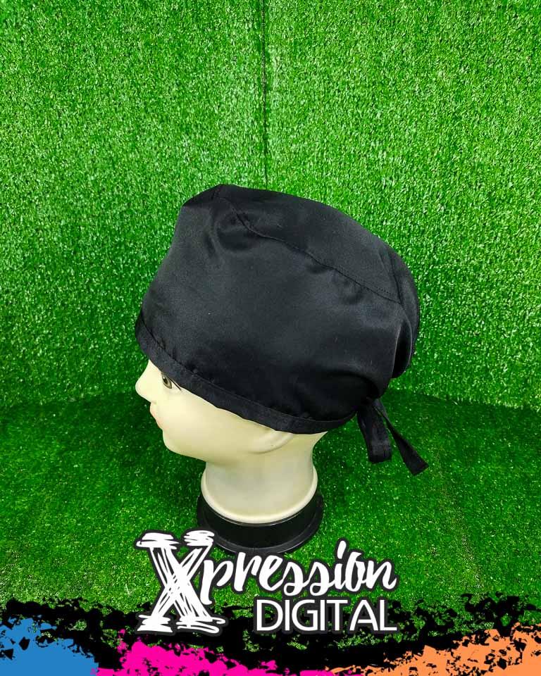 Gorro Quirurgico Unicolor negro | Xpression Digital